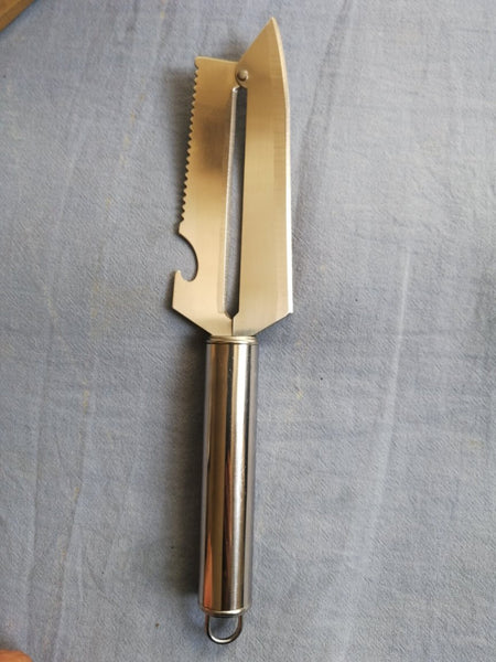 PUREFLY Stainless-steel Peeling Knife, Multi-function Peeler Fruit Kni ...